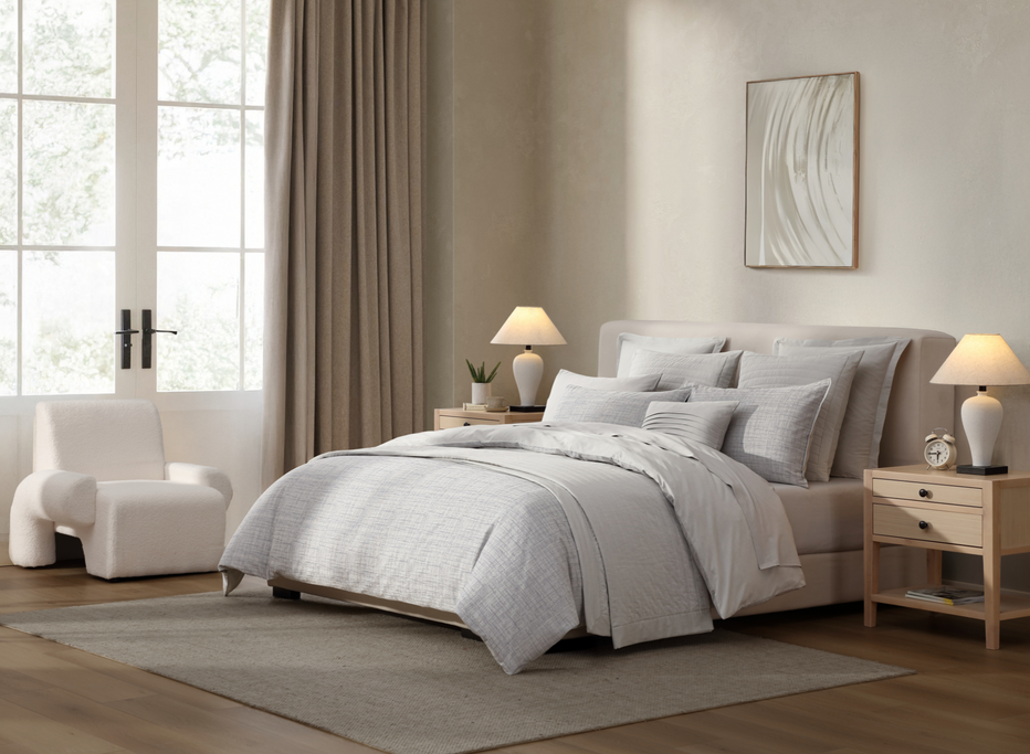 Modern Grid Weave Quiltcover – Harriet Home